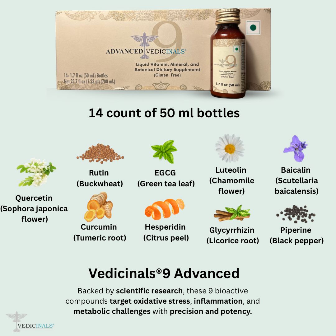 Vedicinals®9 Advanced - 14 Liquid Bottles – GoldCare Store